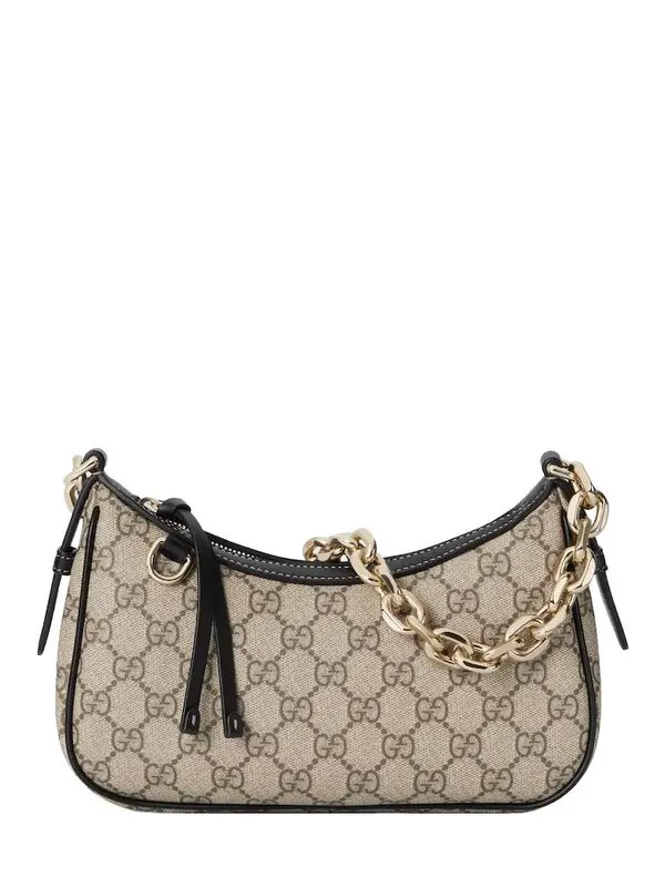 Gucci Gg Emblem Small Shoulder Bag - Beige