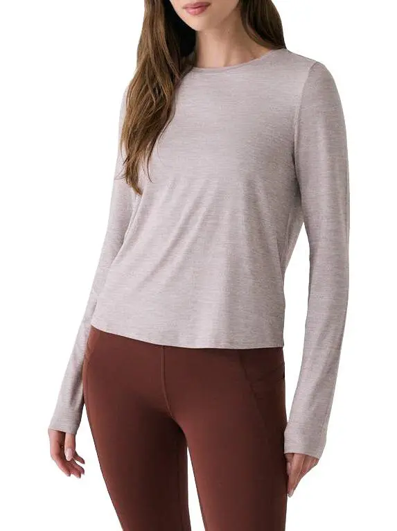 LOLE Vital Long-sleeve T-shirt - Pebble Heather