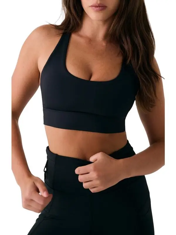 LOLE Action Strappy Sports Bra - Black
