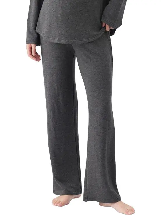 RIPE MATERNITY Super Soft Lounge Pant - Charcoal Marle