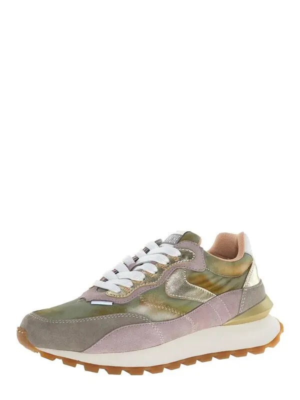 VOILE BLANCHE Qwark Hype Sneaker - Dove Army