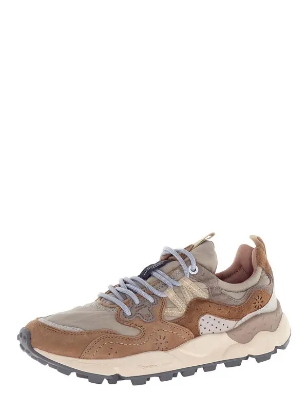 FLOWER MOUNTAIN Yamano 3 Hiking Sneaker - Mud Beige Grey