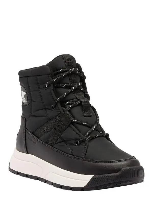 Sorel Whitney Iii Waterproof Mid Boot - Black/sea Salt