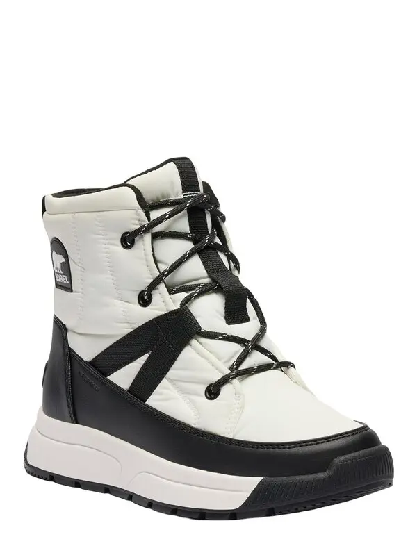 Sorel Whitney Iii Waterproof Mid Boot - Sea Salt/black