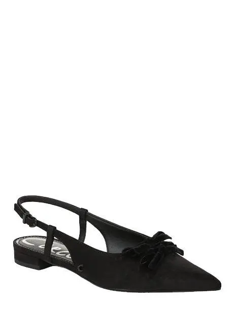CIRCUS NY BY SAM EDELMAN Delanie Pointed Toe Slingback Flat - Black