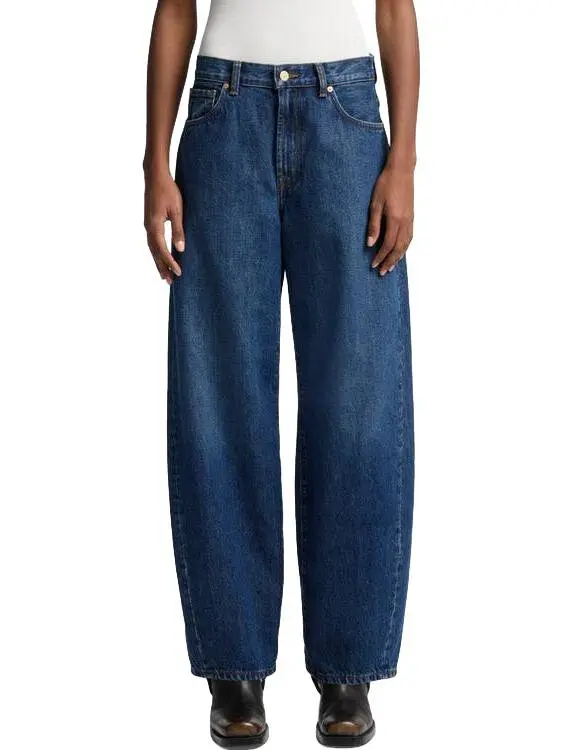 7 For All Mankind Bonnie Twist Seam Barrel Jeans - Radar