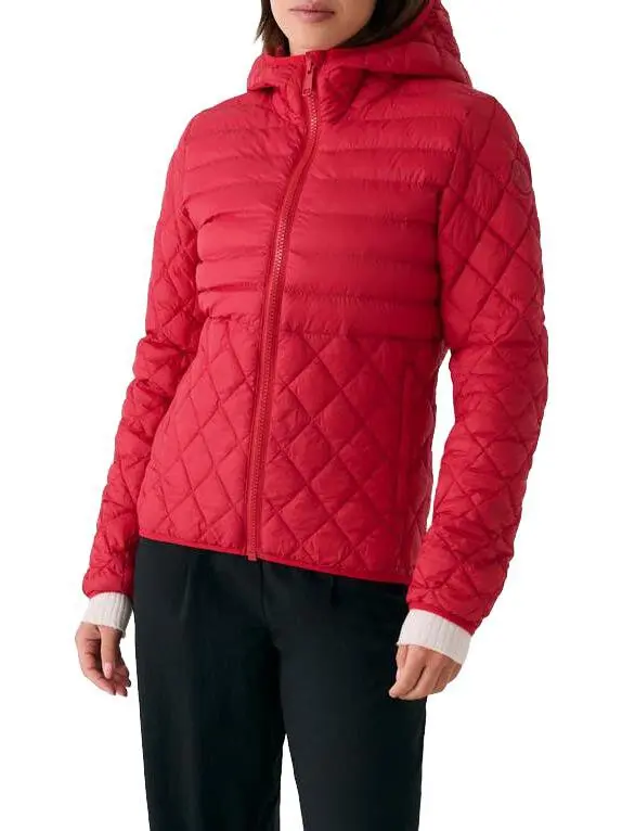 LOLE Packable Insulated Hooded Jacket - Crimson