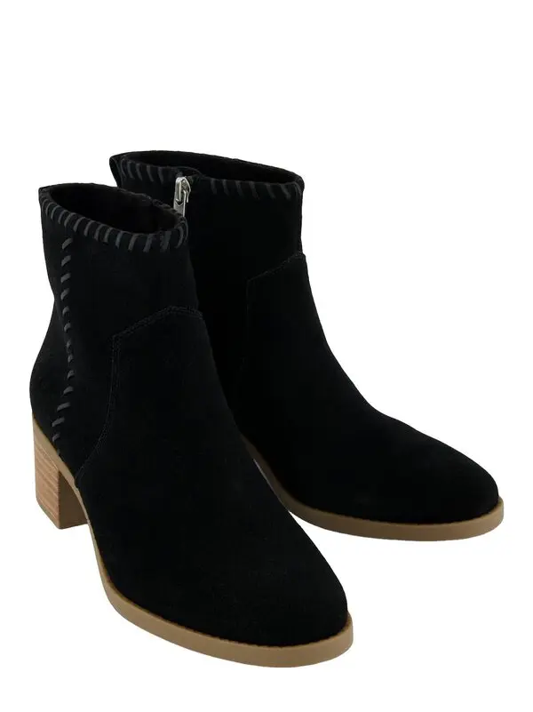 Toms Delilah Western Ankle Boots - Black