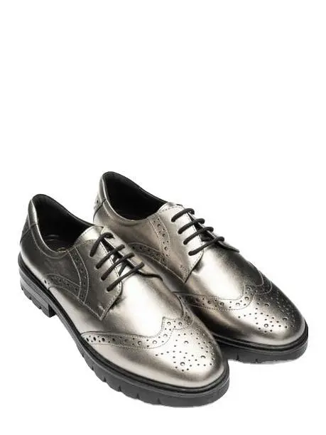 ARA Clementine Wingtip Derby - Cashmere