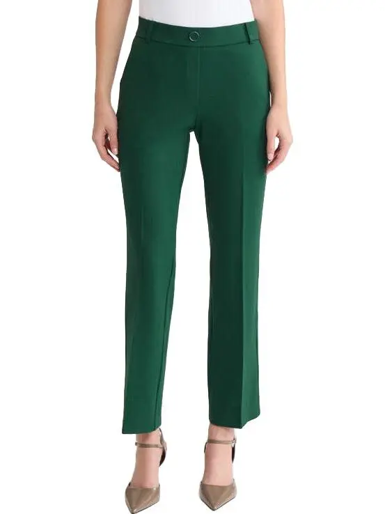 KASPER Pull-on Flare Pants - Evergreen