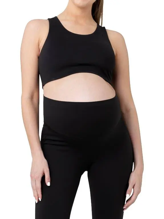 RIPE MATERNITY Tempo Crop Top - Black