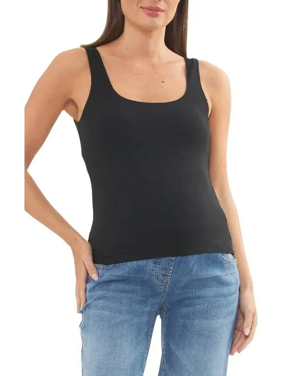 RIPE MATERNITY Luxe Knit Tank Top - Black