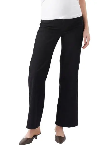RIPE MATERNITY Kyle Wide Leg Maternity Jean - Black