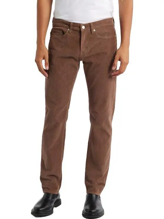FRAME L'homme Slim Corduroy Jeans - Dark Taupe