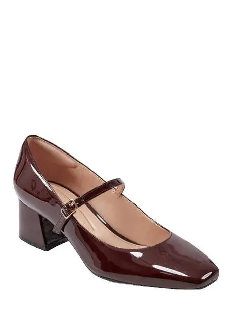 Easy Spirit Marlay Mary Jane Pumps - Dark Red