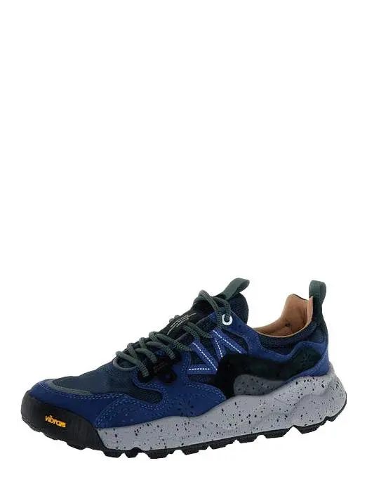 FLOWER MOUNTAIN Yamano 3 Uni Sneakers - Dark Grey/indigo