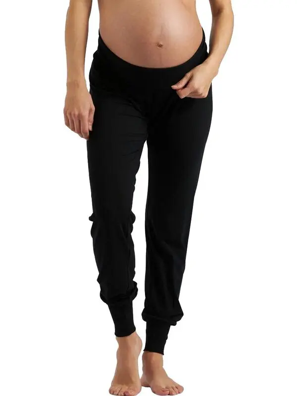 RIPE MATERNITY Jersey Lounge Pant - Black