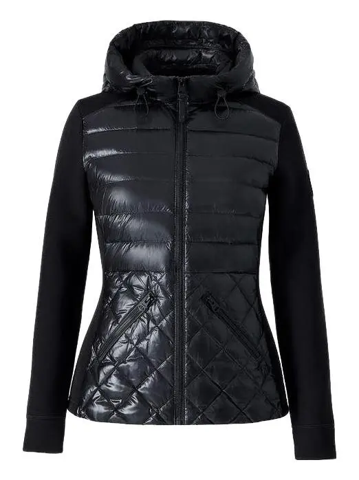 Mackage Agatha Mixed Media Down Jacket - Black