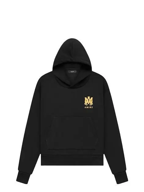 Amiri Ma Classic Logo Hoodie - Black/yellow