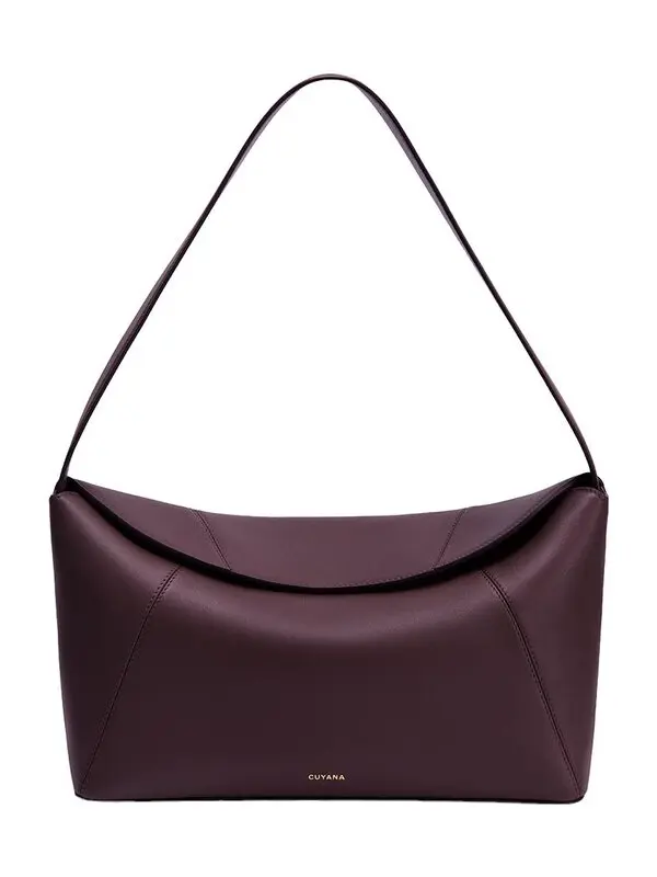 Cuyana Forma Shoulder Bag - Plum