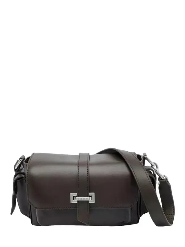 Hogan Flap Pocket Shoulder Bag - Brown