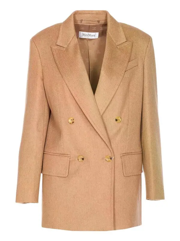 Max Mara Olimpia Double-breasted Blazer - Brown