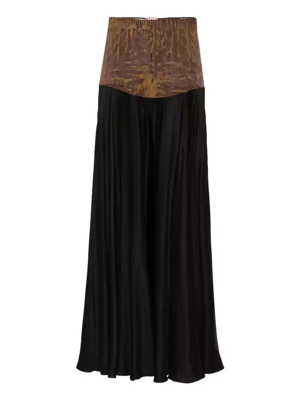 DIESEL® O-garcia Flared Maxi Skirt - Black