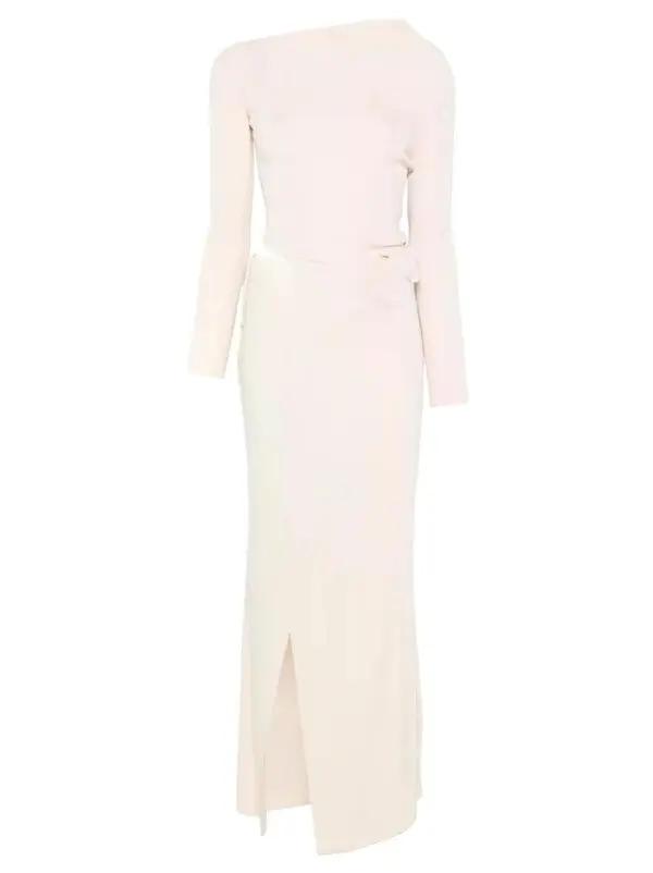 AYA MUSE Aura Cut-out Maxi Dress - Neutrals
