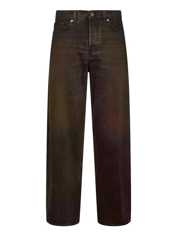 HAIKURE Cotton Five-pocket Jeans - Brown