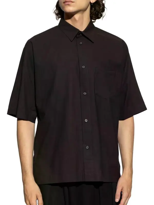 Issey Miyake Short-sleeve Pocket Shirt - Black