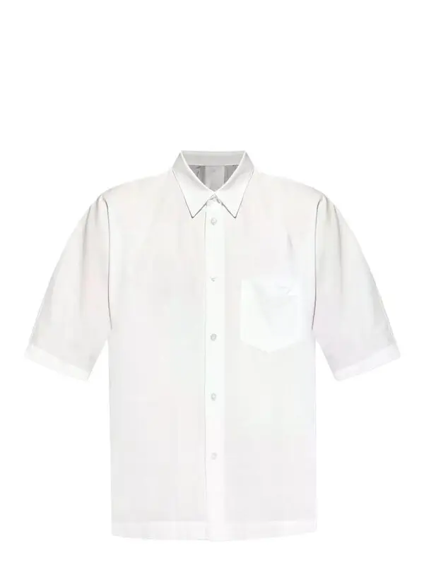 Issey Miyake Short-sleeve Pocket Shirt - White