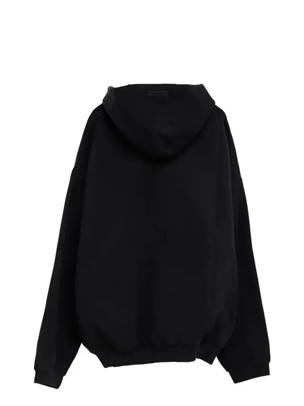 Fear Of God Logo-patch Hoodie - Black