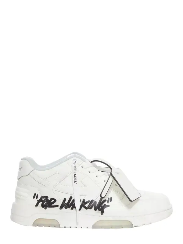 Off-White Out Of Office Graffiti-print Low-top Sneakers - White