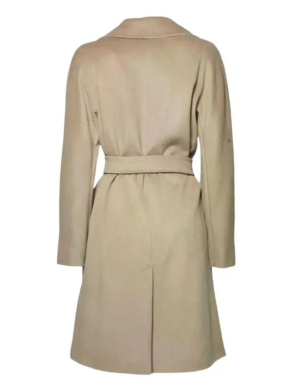 Max Mara Belted Lapel Coat - Neutrals