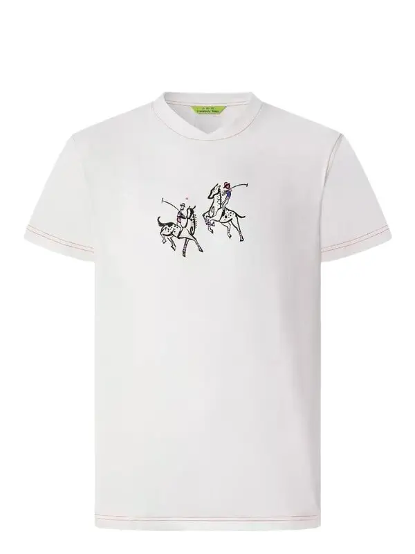Shanghai Tang Independence Cotton T-shirt - White