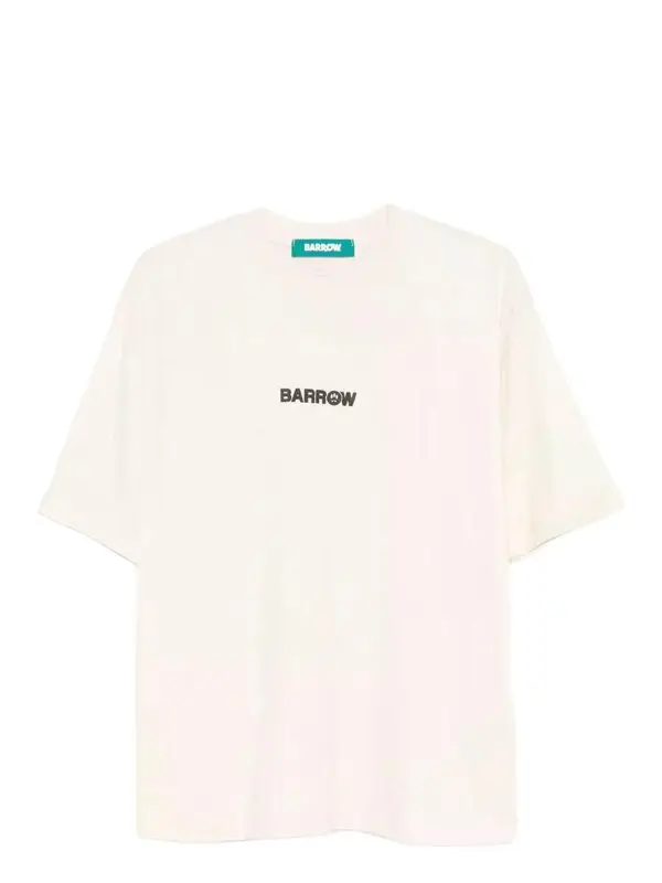 BARROW Printed T-shirt - Neutrals