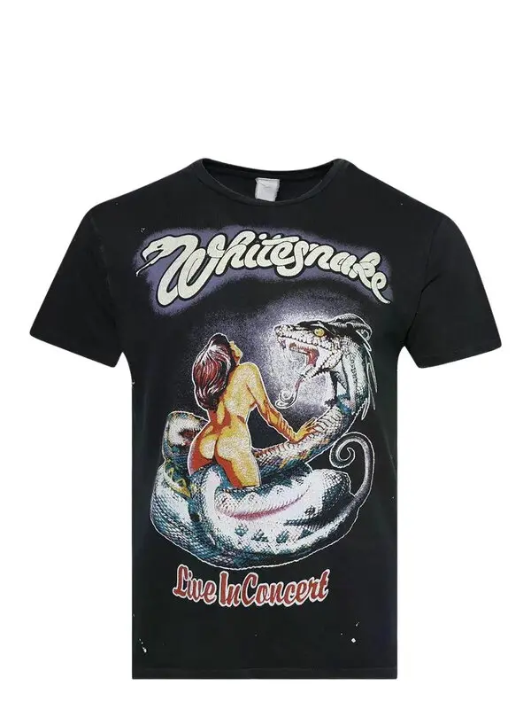 MadeWorn Whitesnake Band-print T-shirt - Black