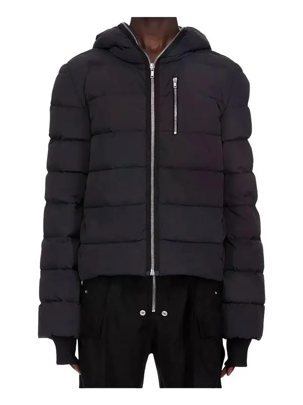Rick Owens Hooded Puffer Jacket - Black