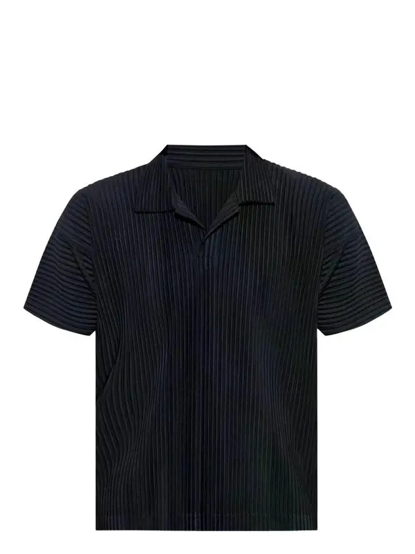 Issey Miyake Pleated T-shirt - Blue