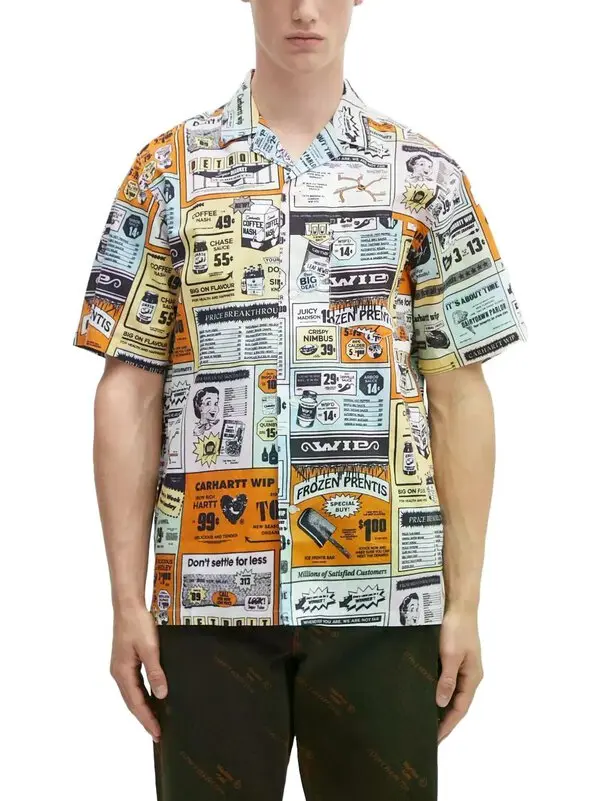 Carhartt Work In Progress Catalogue Graphic-print Shirt - White