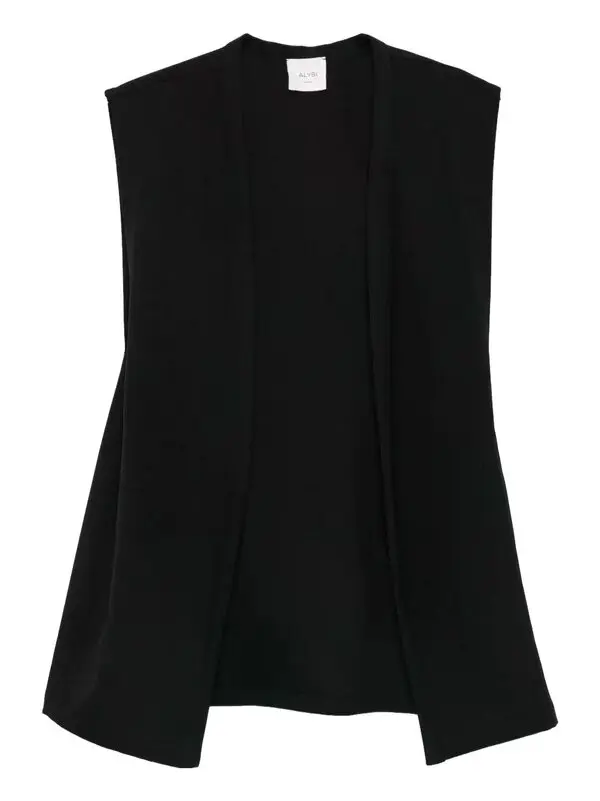 ALYSI Sleeveless Vest - Black