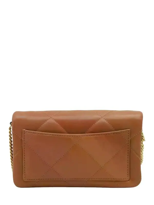 Tory Burch Kira Diamond-quilt Crossbody Bag - Brown