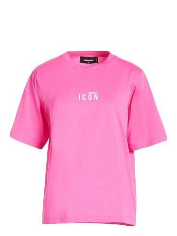 Dsquared2 Cotton Logo Print T-shirt - Fuchsia