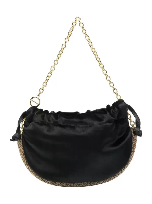 Borbonese Mini Coquille Shoulder Bag - Black