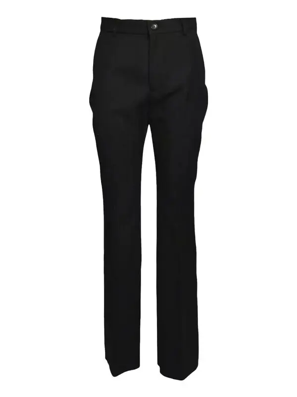 Bally Tailored Pressed-crease Trousers - Black