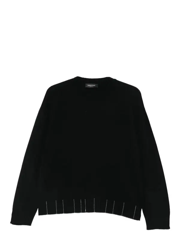Fabiana Filippi Embellished Hem Sweater - Black