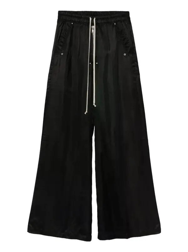 Rick Owens Eyelets-detail Drawstring Trousers - Black