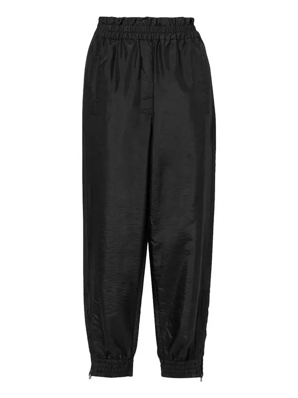 Tibi Tapered Shell Pants - Black