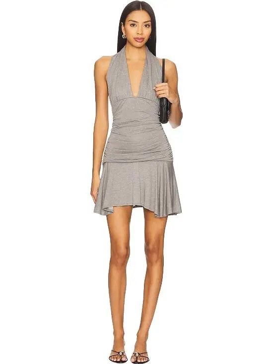 With Jéan Astoria Mini Dress - Grey