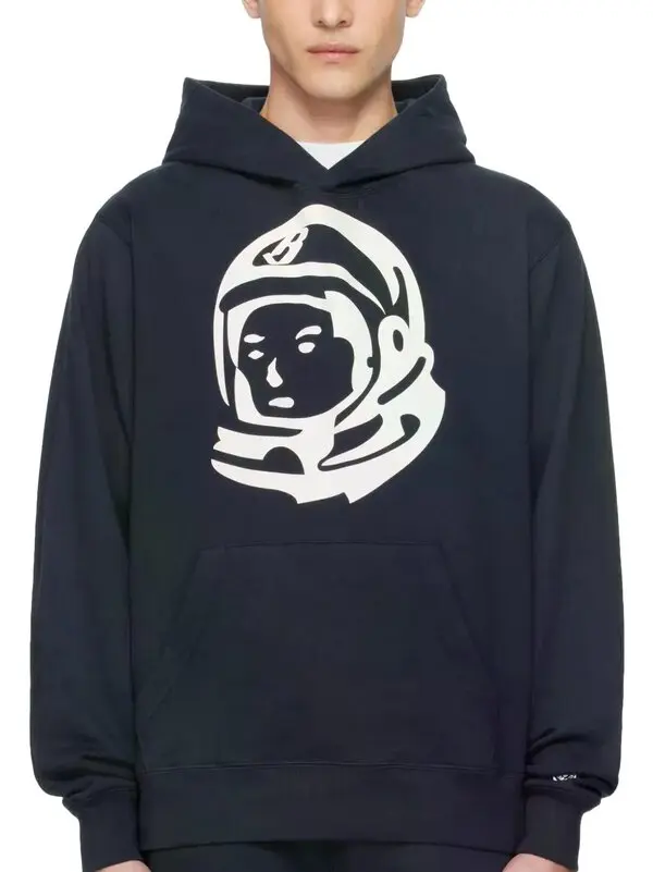 BILLIONAIRE BOYS CLUB Astronaut-head Cotton Hoodie - Blue